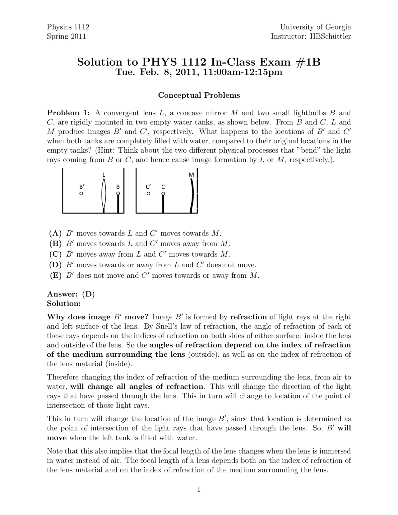 Introductory Physics-Electricity/Magnetism, Optics, Modern Physics - Solved Problems | PHYS 1112 ...