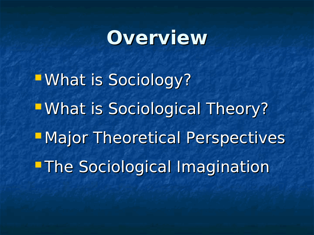 Introductory Sociology Overview Socl 2001 Docsity