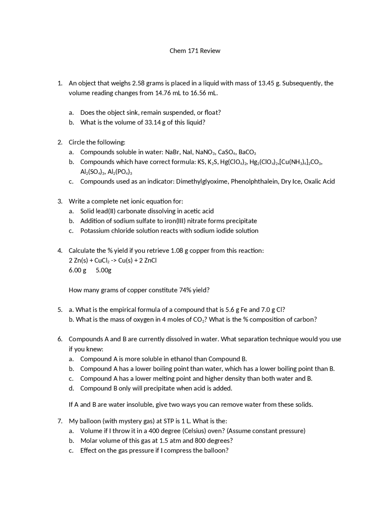 13 Unsolved Questions on Introduction to Experimentation | 160 171 ...