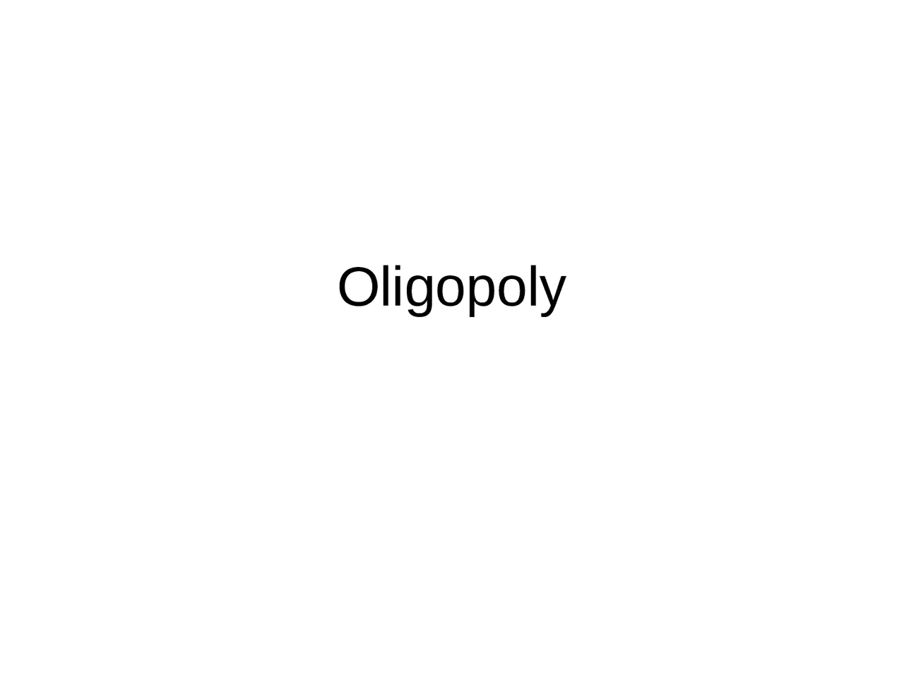 Market Structure Lecture Slides Econ 200 Docsity