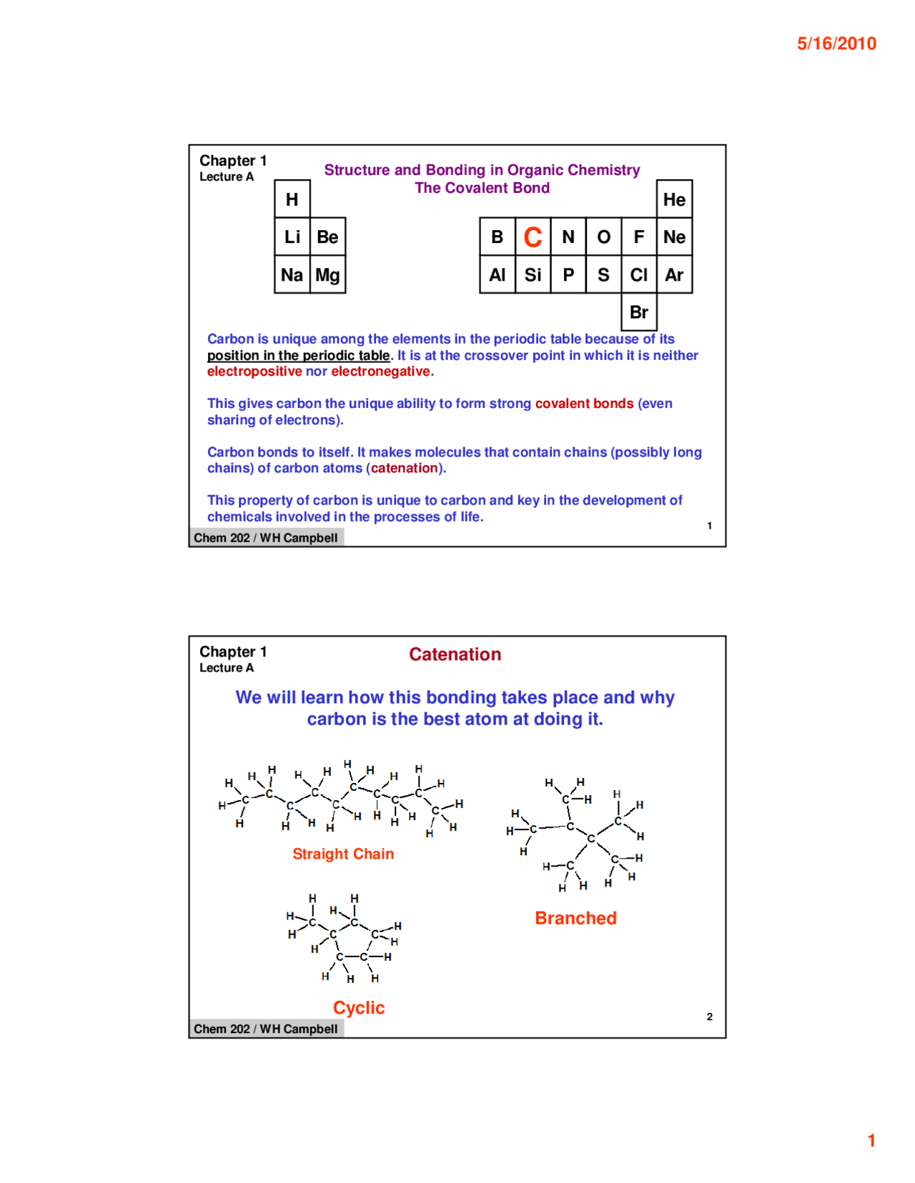 The Covalent Bond - Structure and Bonding in Organic Chemistry | CHEM ...