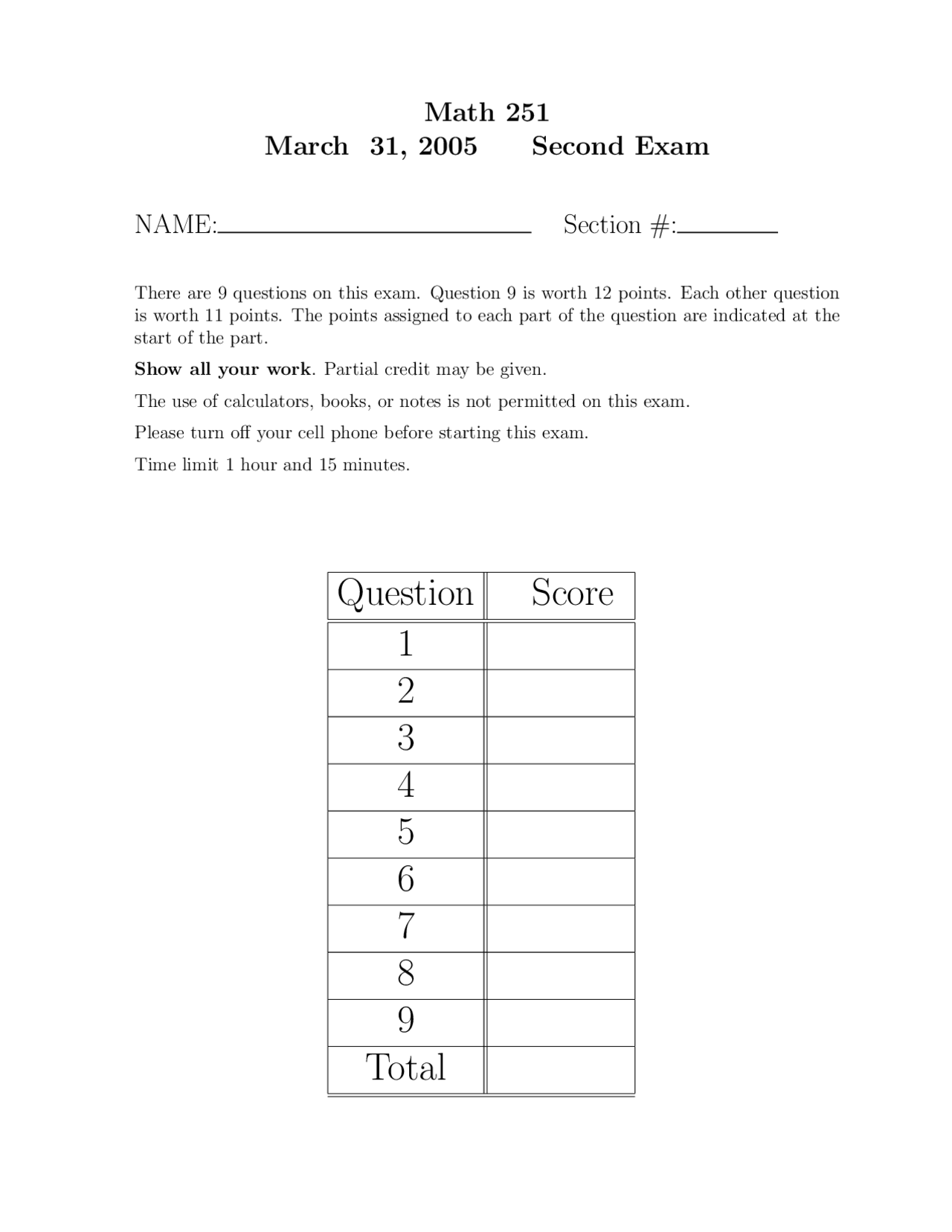 Ordinary And Partial Differential Equations Solved Exam 2 Math 251