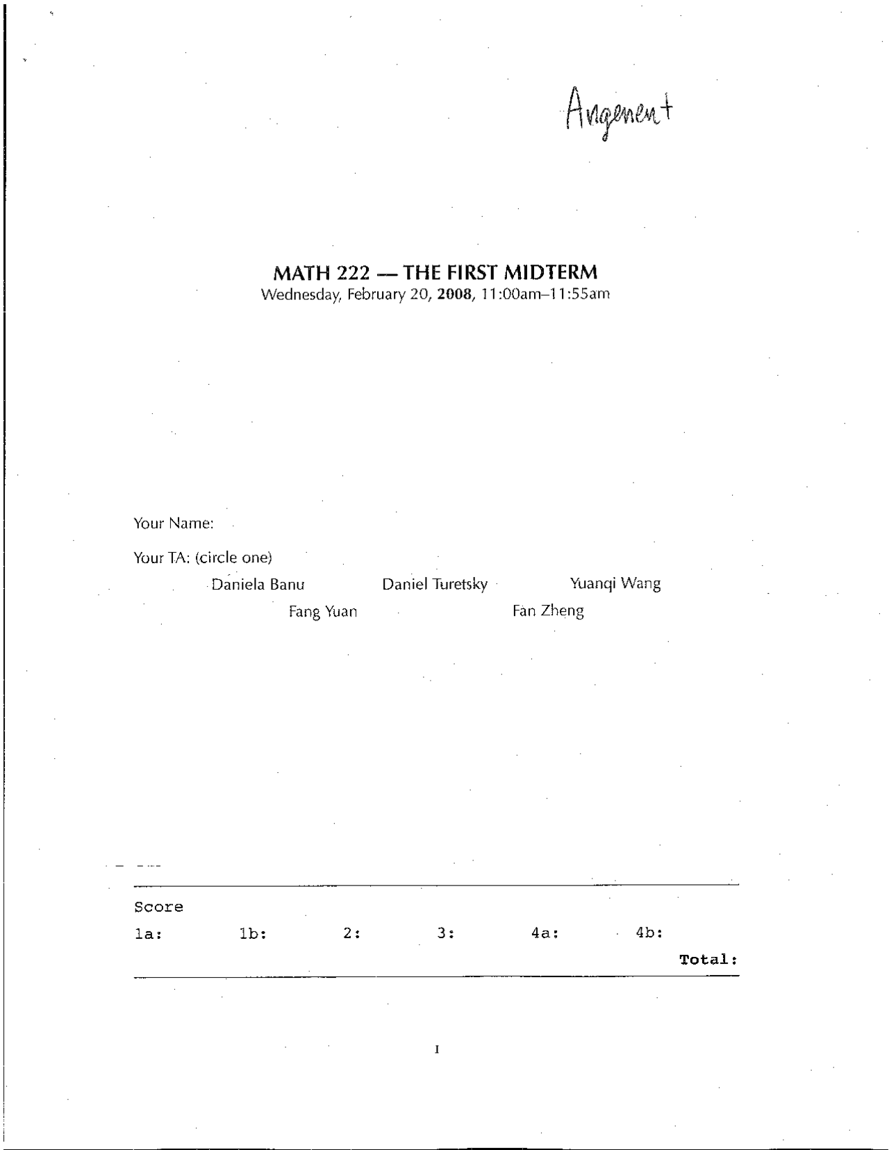 Midterm Exam Questions Calculus And Analytic Geometry Math 222
