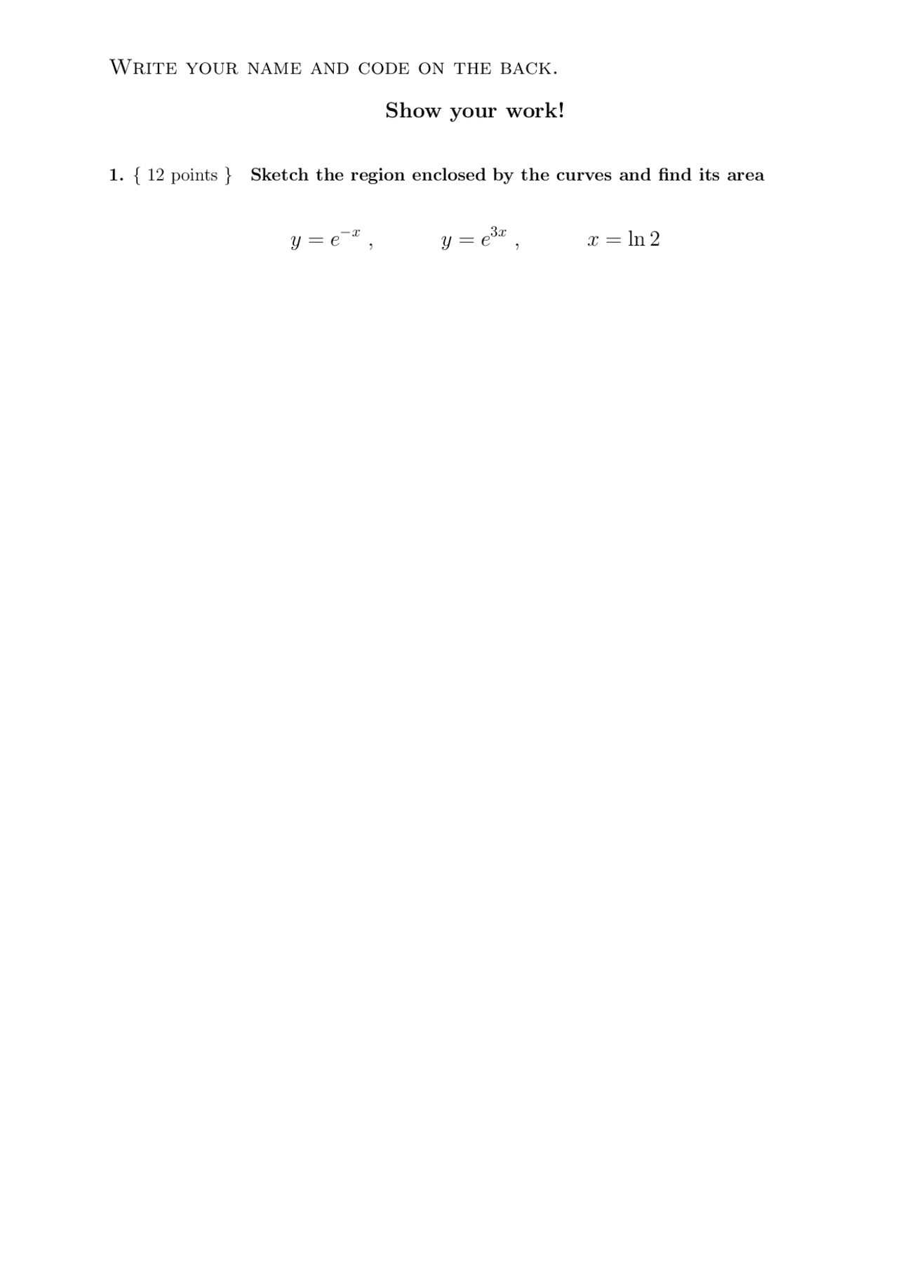 Quiz 2 Questions with Answer - Calculus II | MATH 142 - Docsity