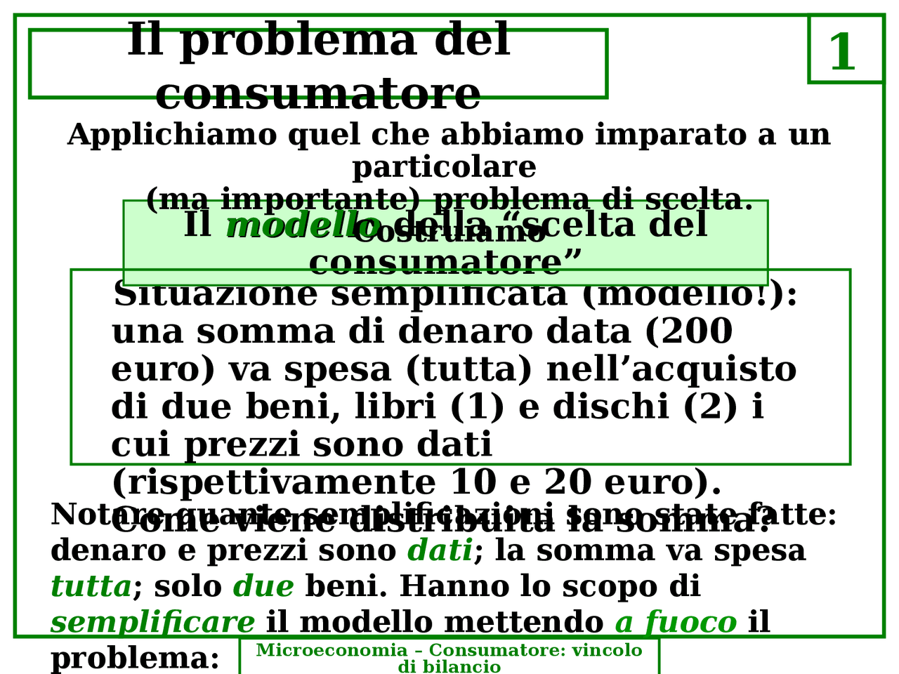 Teoria Del Consumatore Docsity