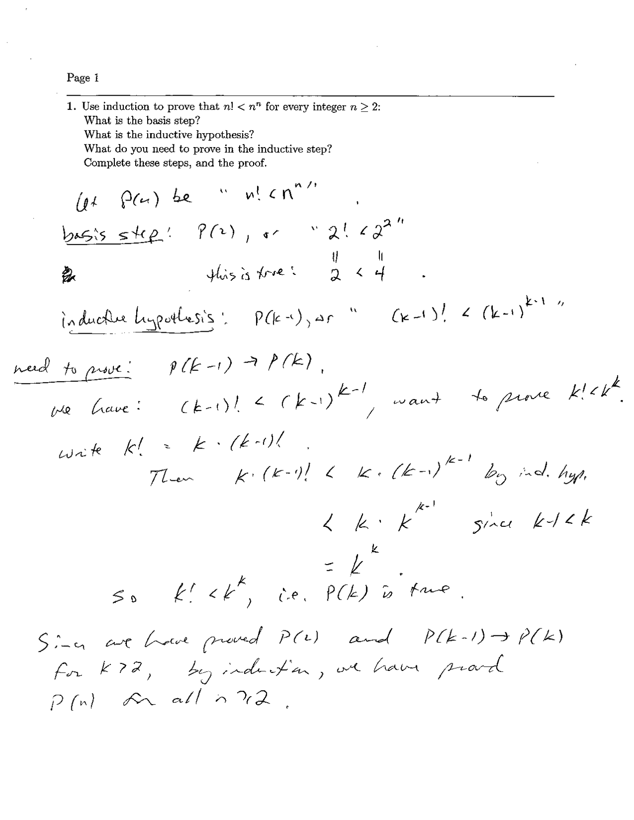Solved Questions For Exam 2 Discrete Mathematical Structures Math 2513 Docsity