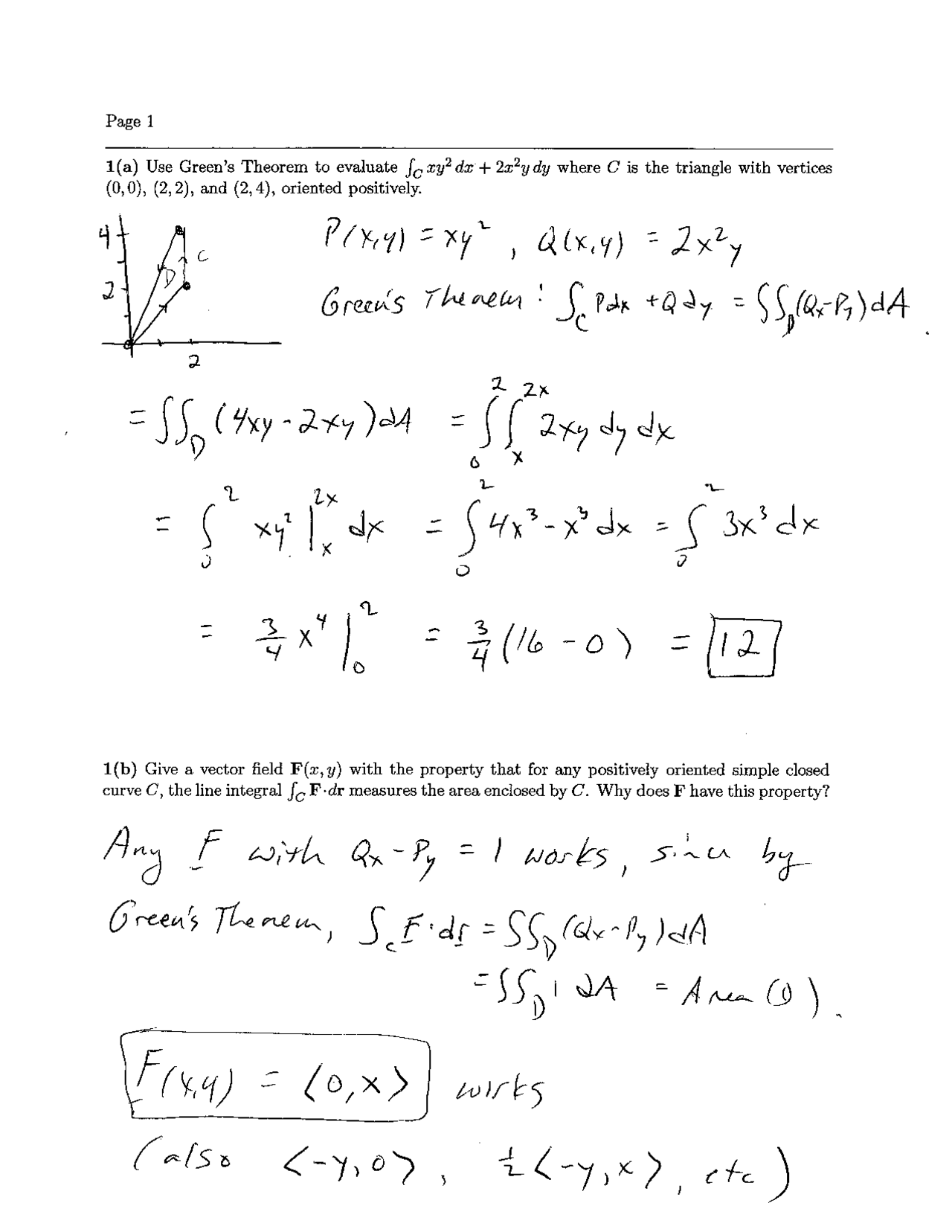 4 Problems On Calculus And Analytic Geometry Iii Quiz 2 Math 2443