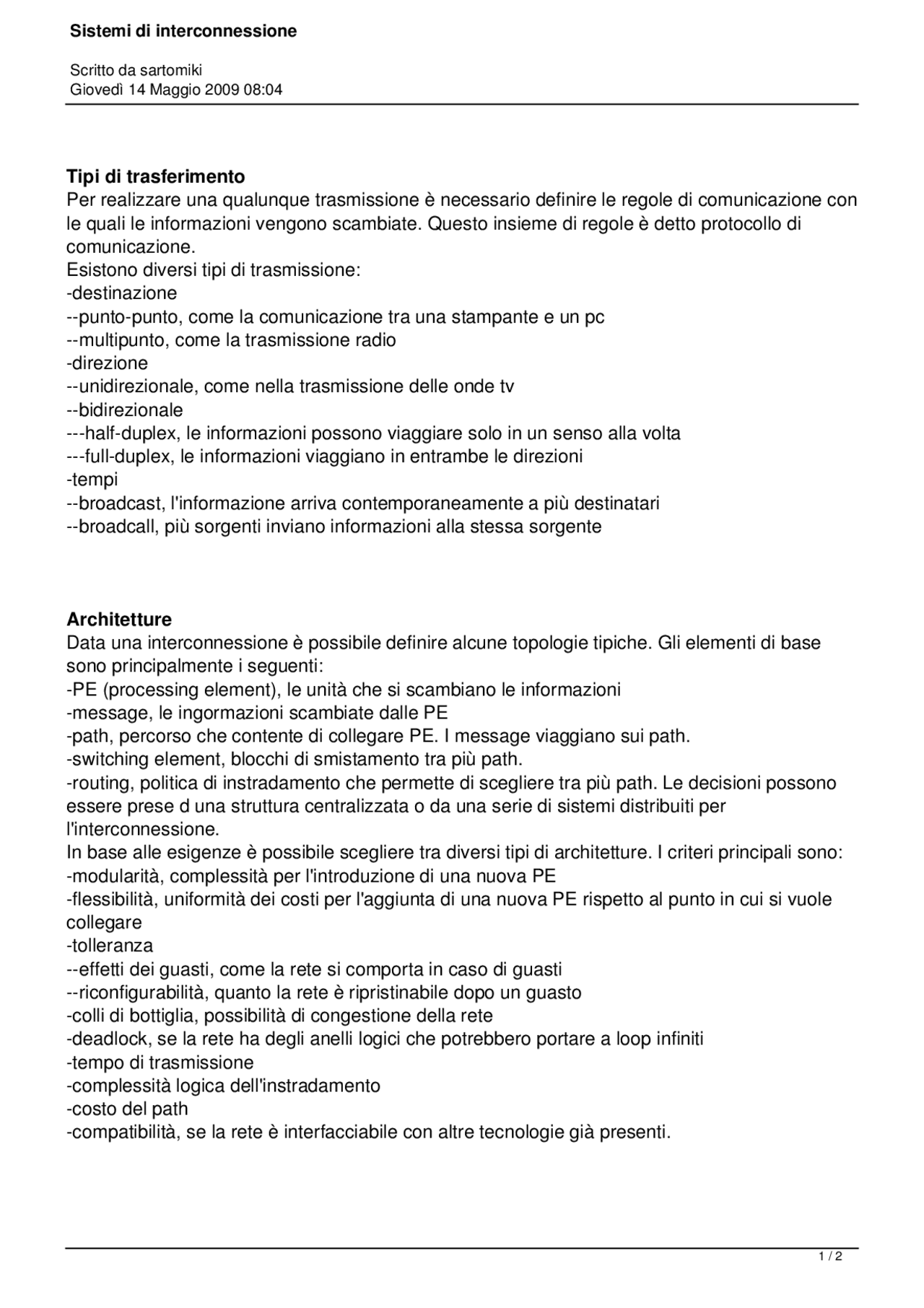 Dispense Di Elettronica Per Linformatica Docsity