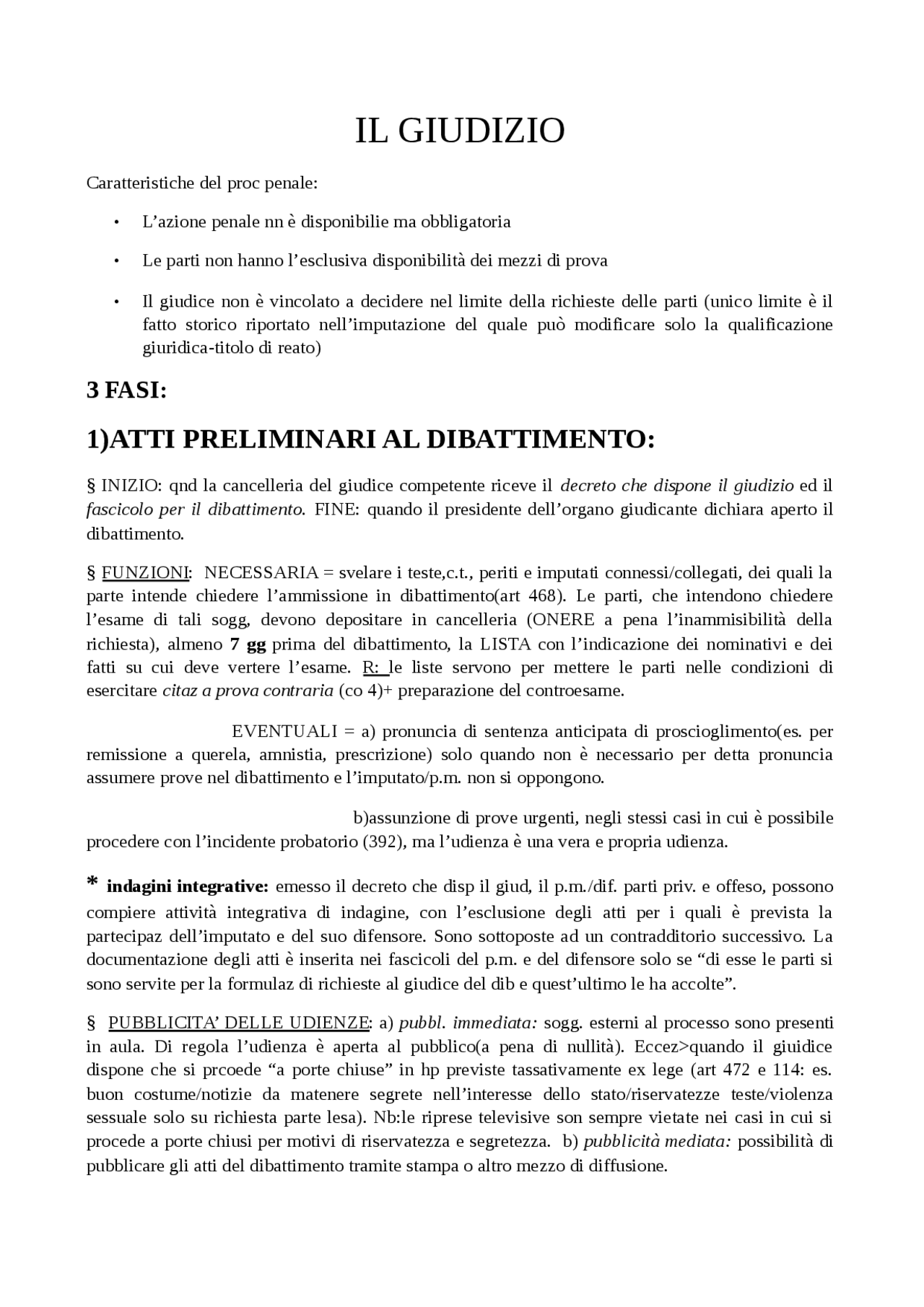 Il Giudizio Docsity