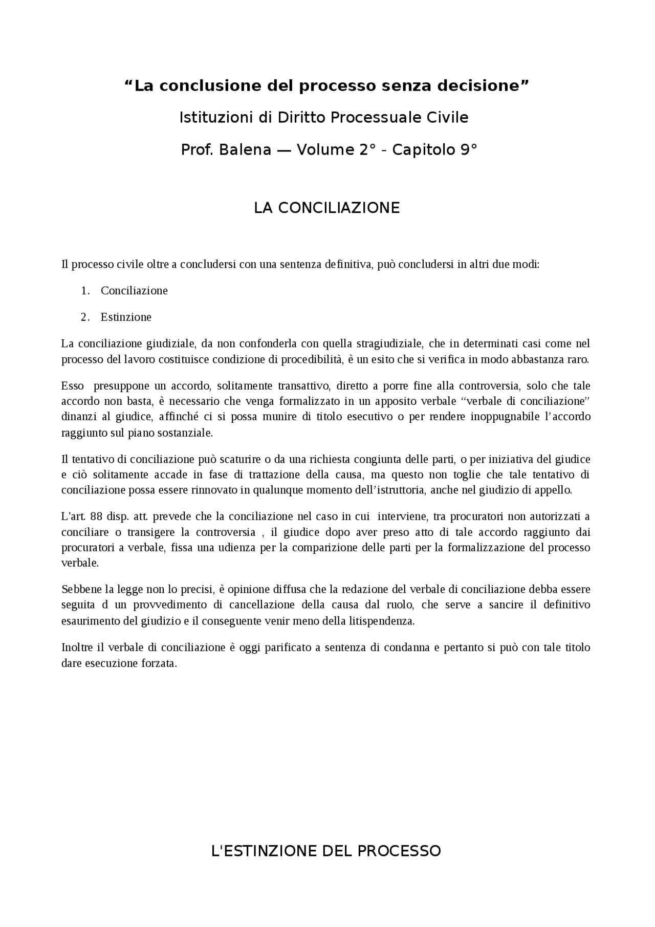 Istituzioni Di Diritto Processuale Civile Prof Balena Volume 2