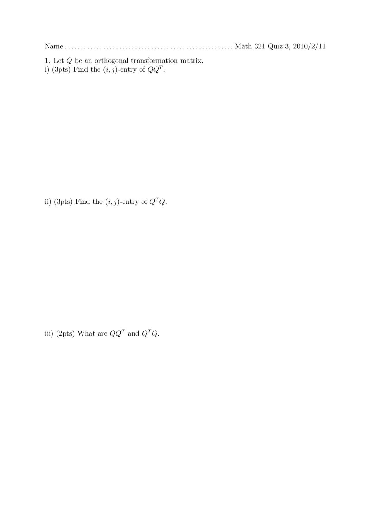 2 Problems On Orthogonal Transformation Matrix In Applied Analysis