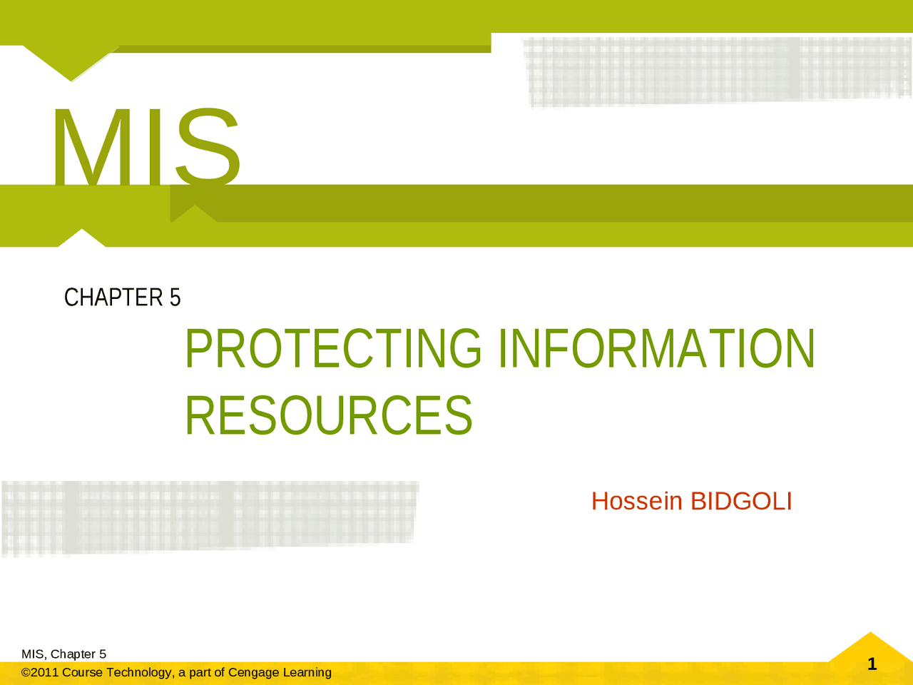 Computer and Network Security: Basic Safeguard | INFS 3100 - Docsity