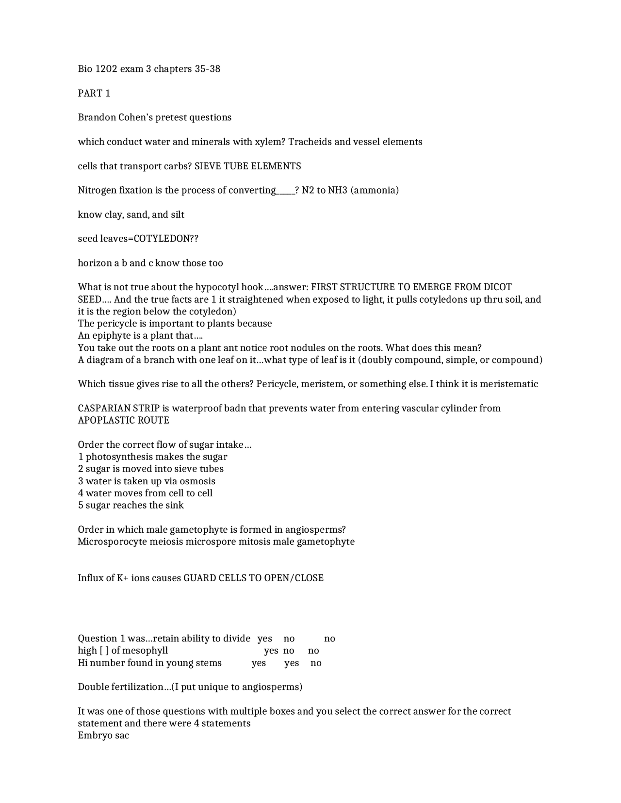 Plant reproduction resume - BIOLOGY FOR SCIENCE MAJOR II | BIOL 1202 ...