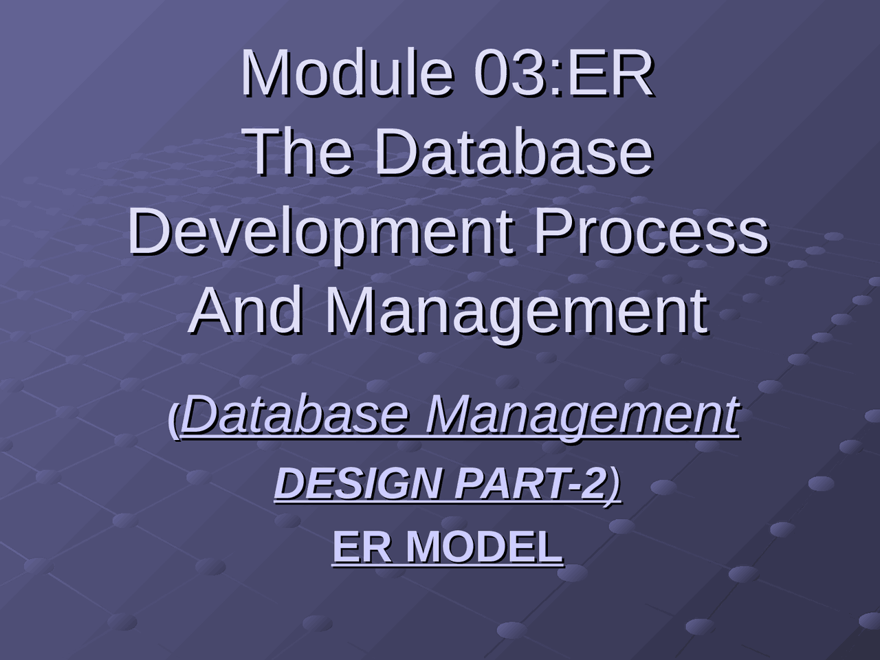 Dbms Development And Management Process Docsity