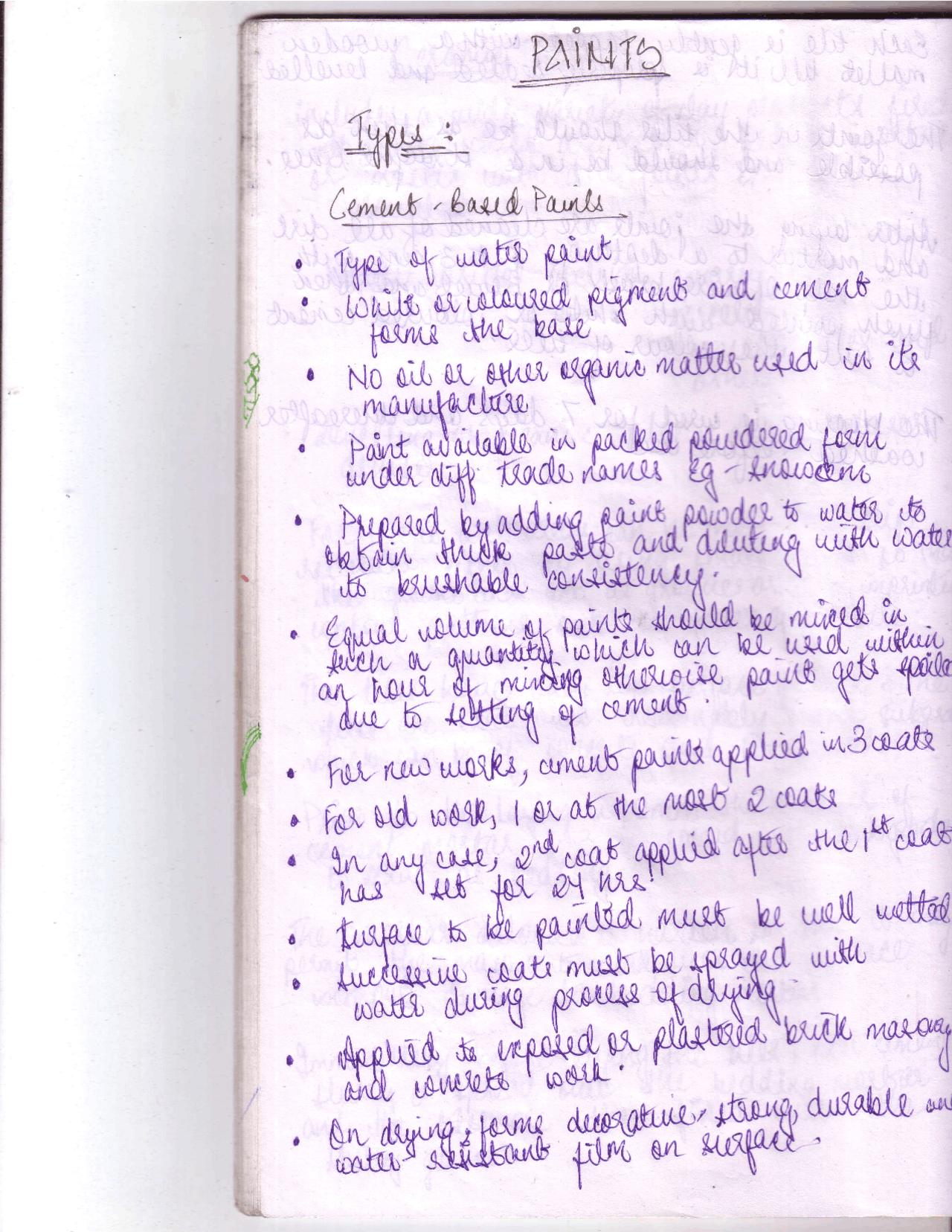 Architecture-Paint | Study notes Architecture | Docsity