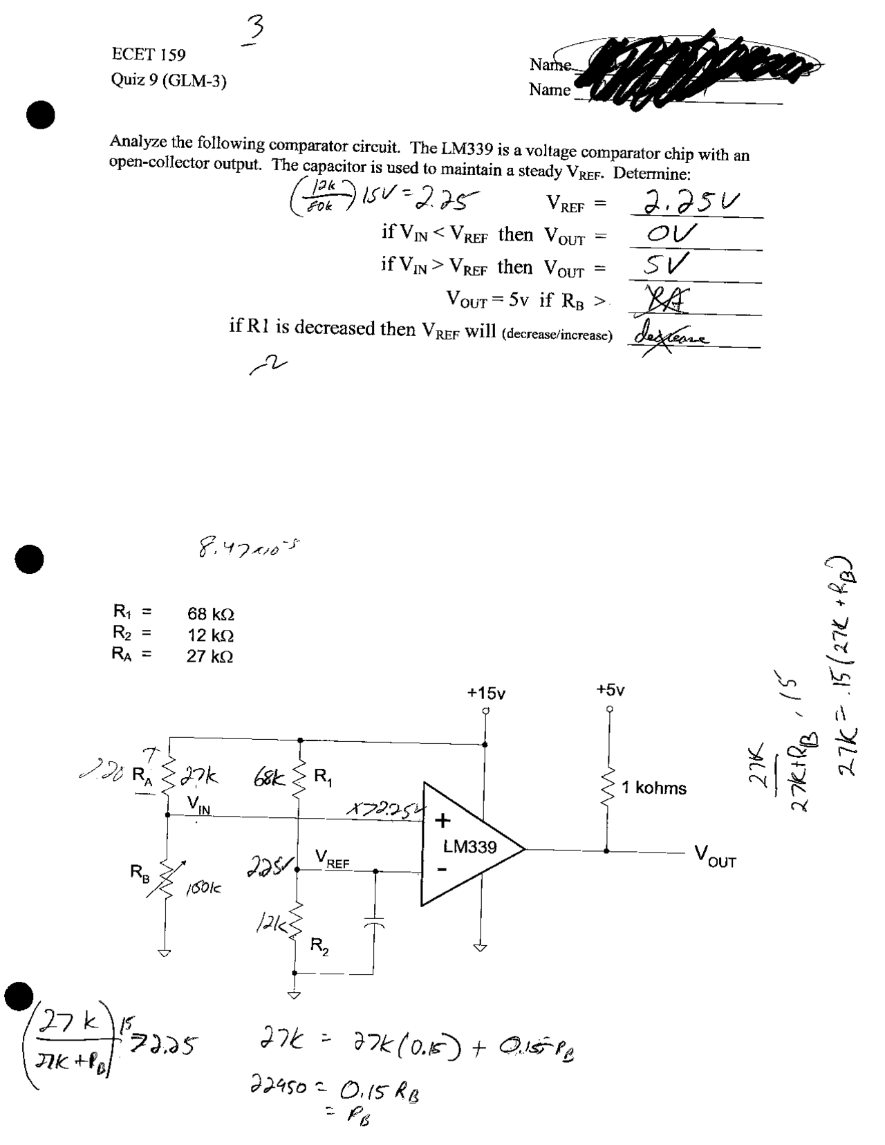 Quiz 9 With Solutions Digital Applications Ecet 15900 Docsity