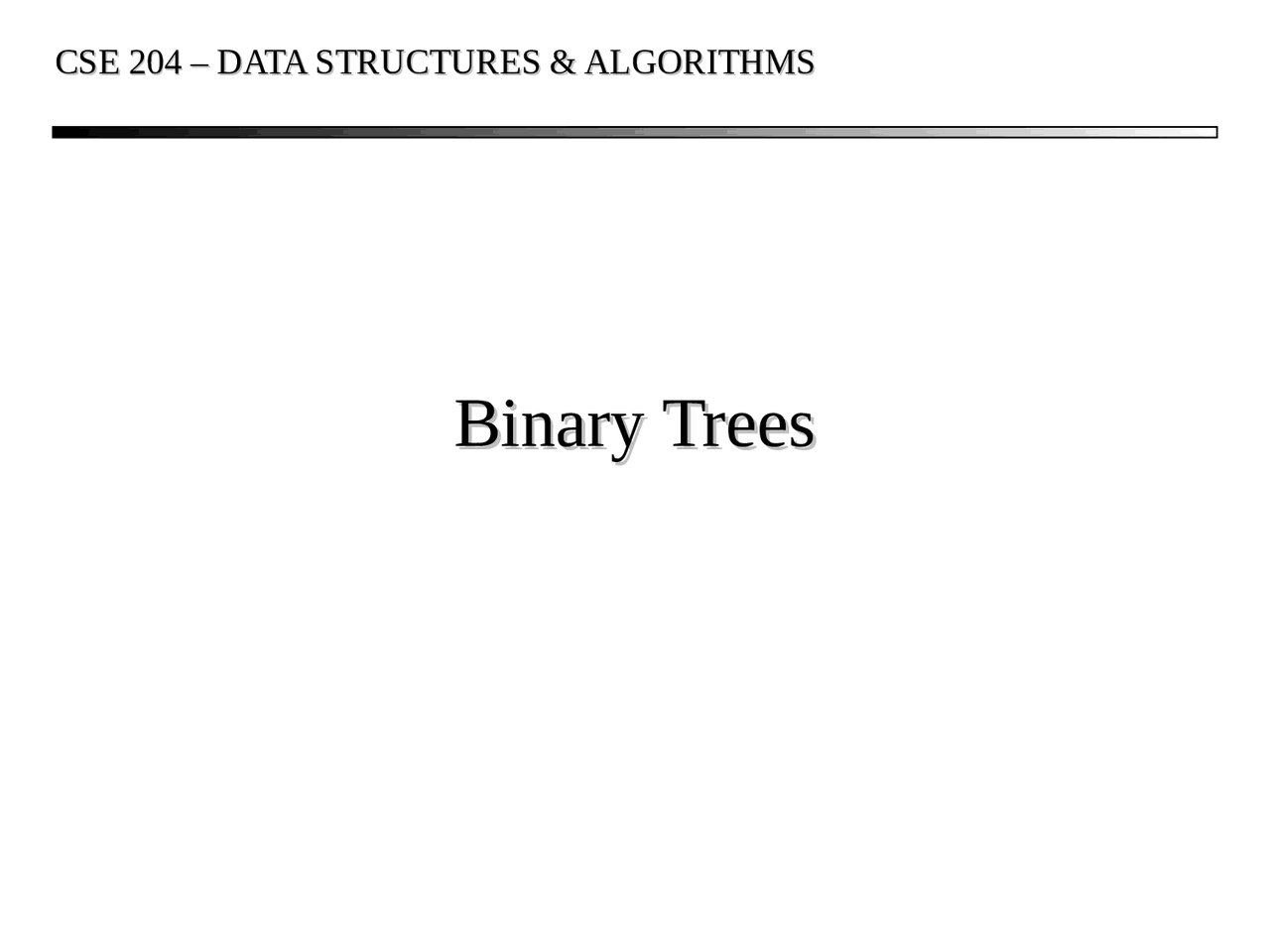 Analog And Digital C General Trees Docsity