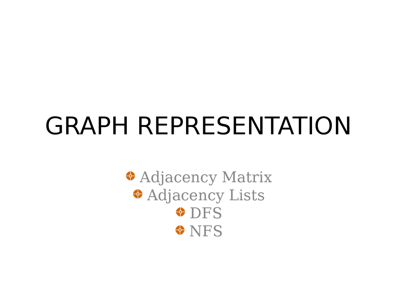 Analog And Digital C Graph Representation Adjacency Matrix List