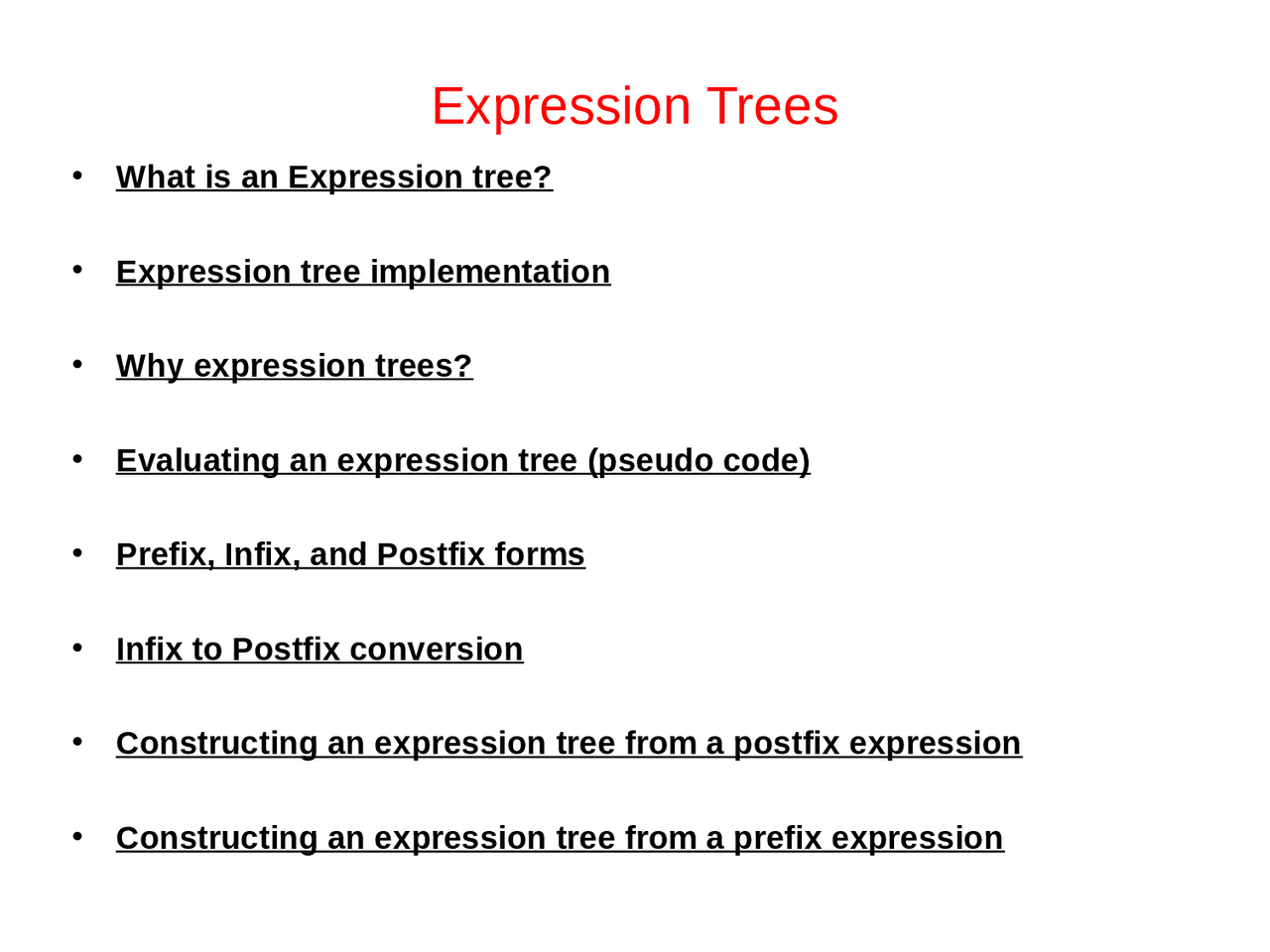 Analog And Digital C Expression Tree Docsity