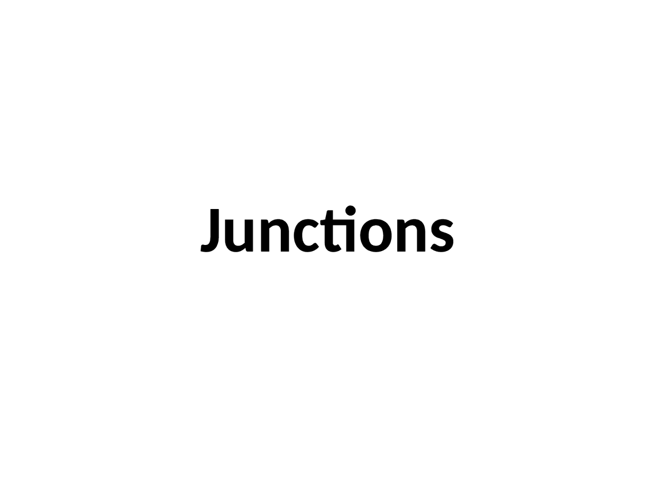Semiconductor Technology Junctions Docsity
