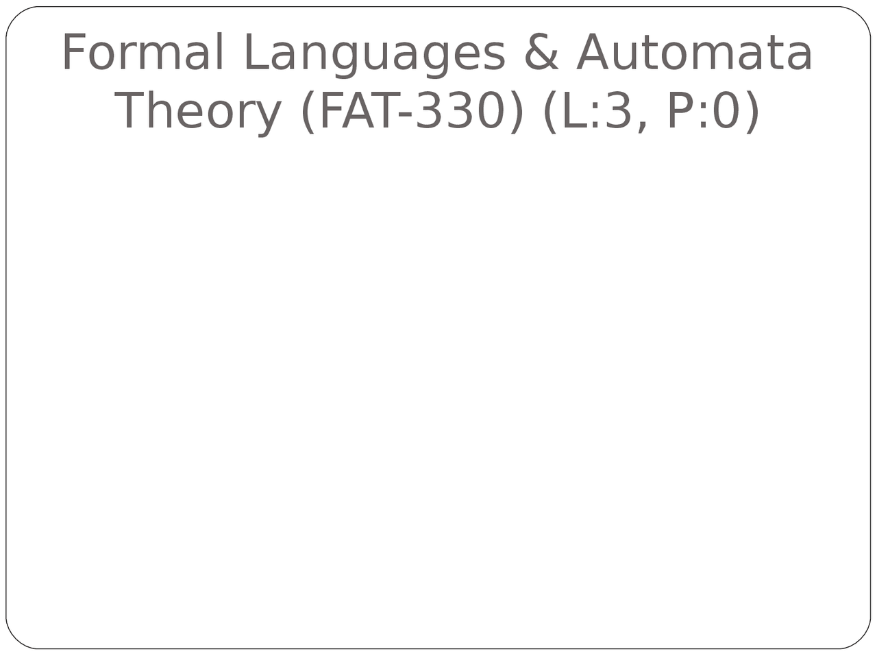 Finite Automata Dfa And Nfa Notes Docsity