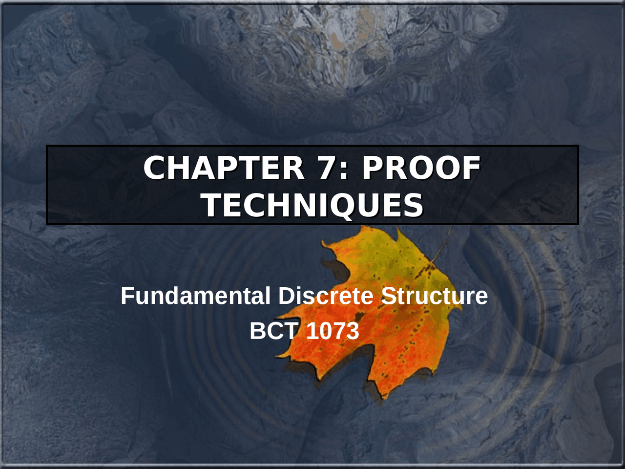 Finite Automata Proof Techniques Docsity