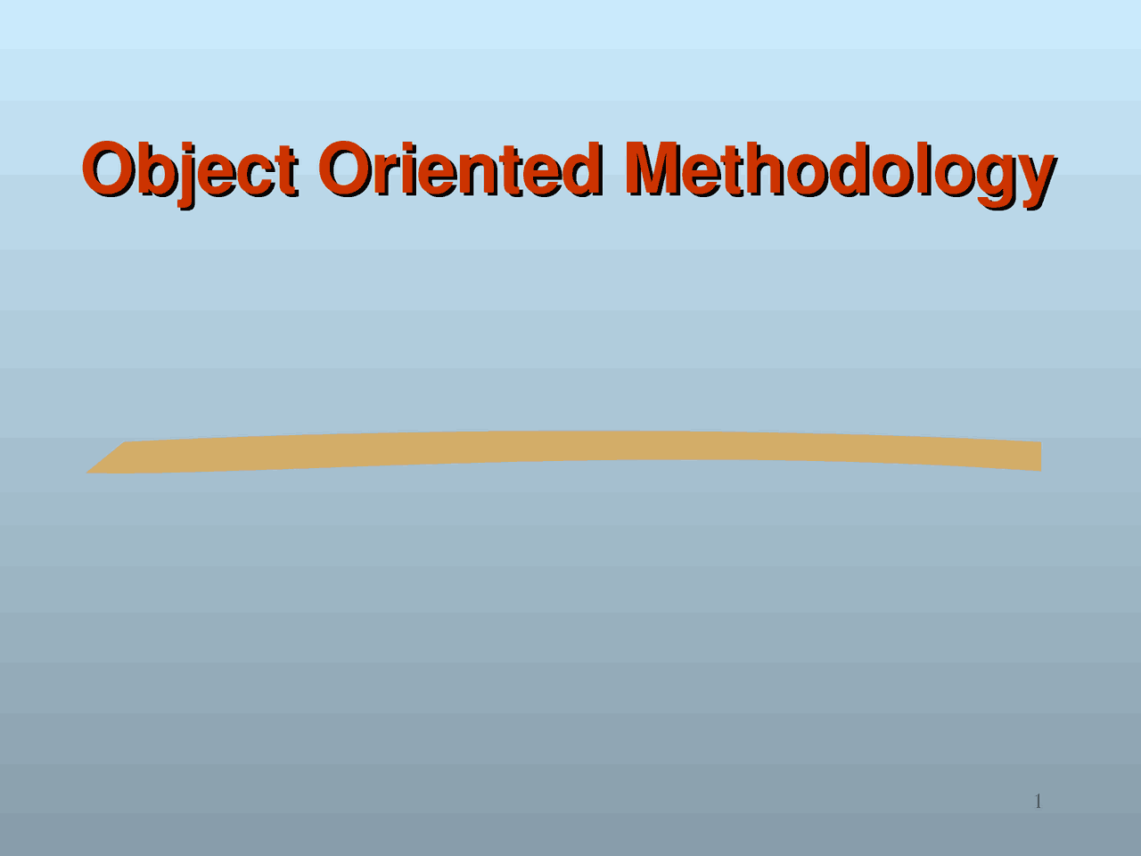 Object Oriented Methodology Oom Part 4 Docsity