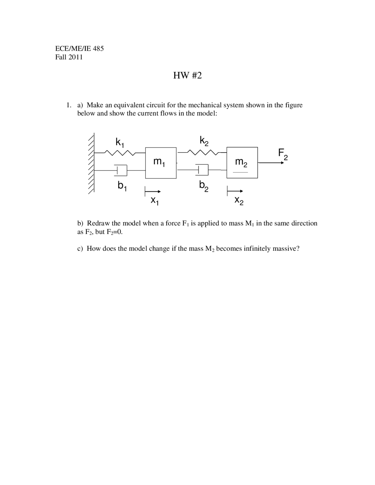 3 Solved Problems On Mems Devices And Systems Ece 485 Docsity