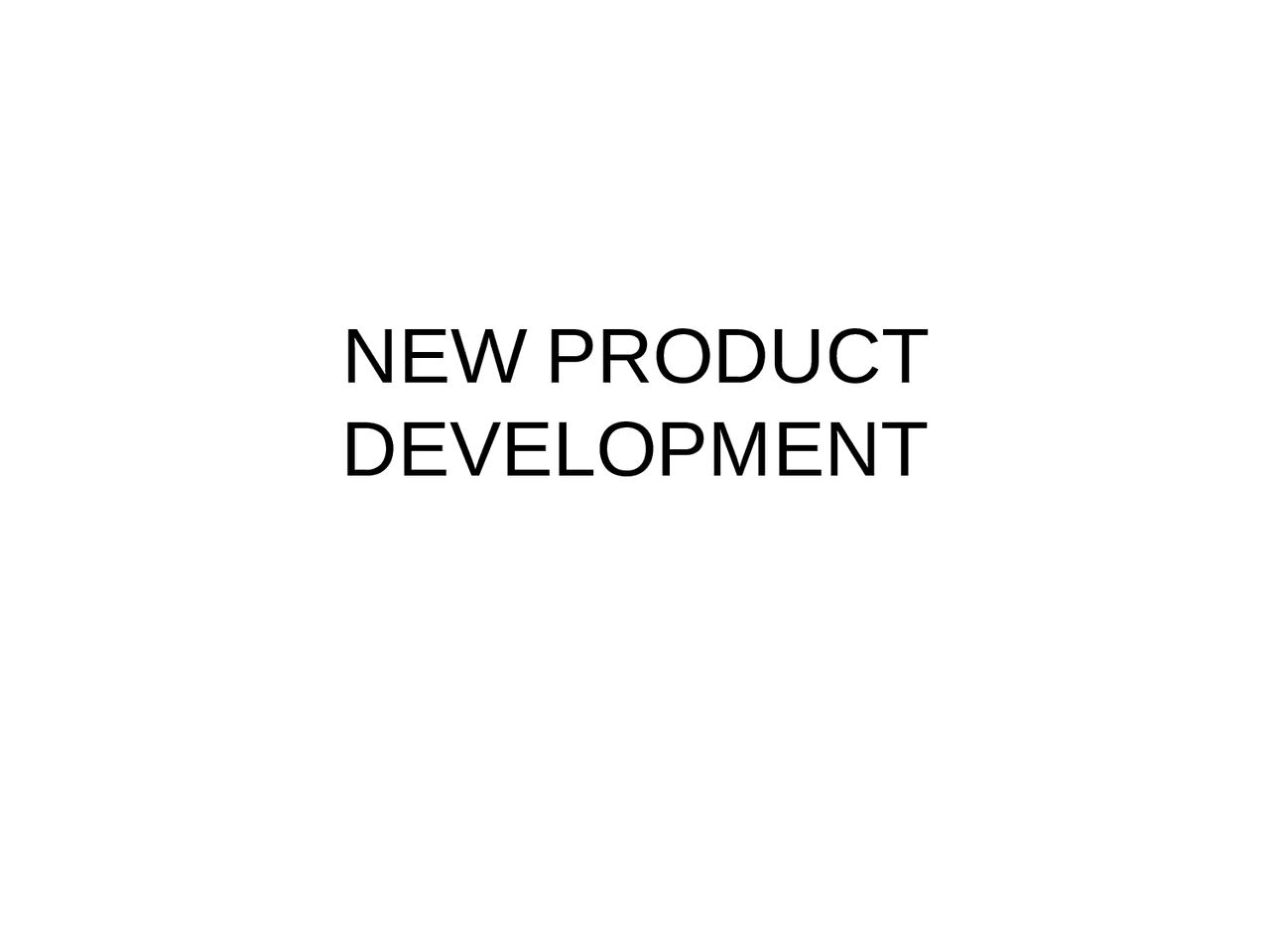Principles of Marketing - NEW PRODUCT DEVELOPMENT - Docsity