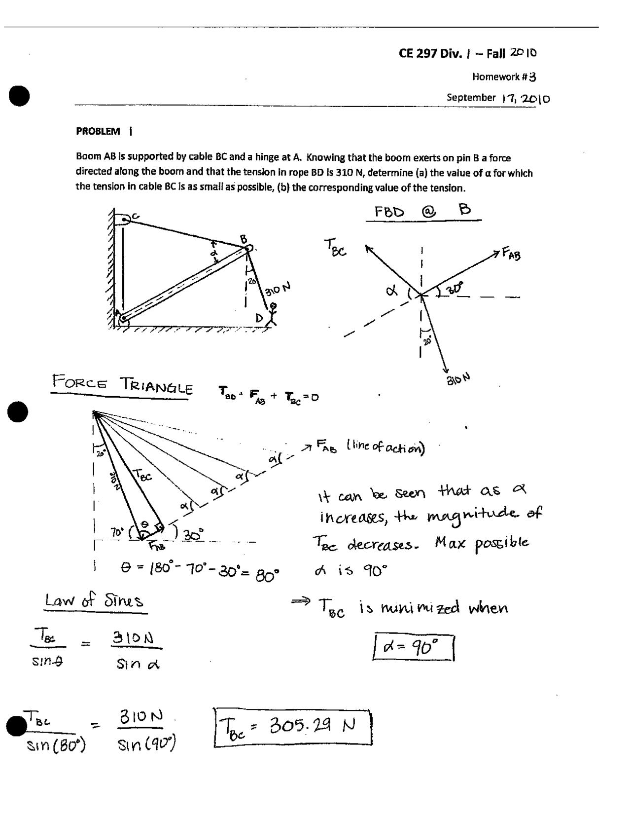 Basic Mechanics I - Resolution to Homework 3 | CE 29700 | Assignments ...