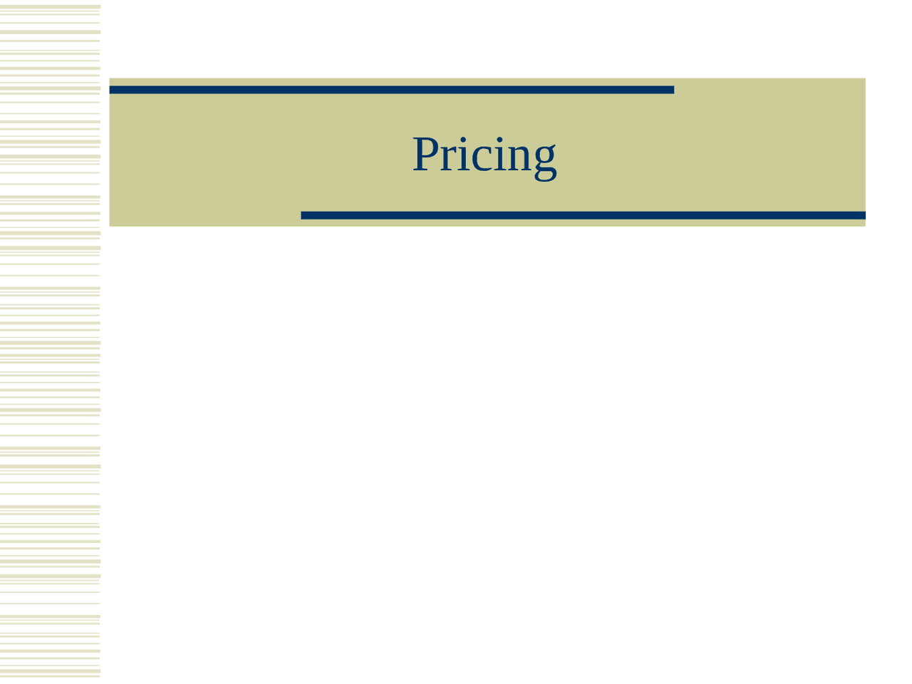 Principles Of Marketing Pricing Docsity