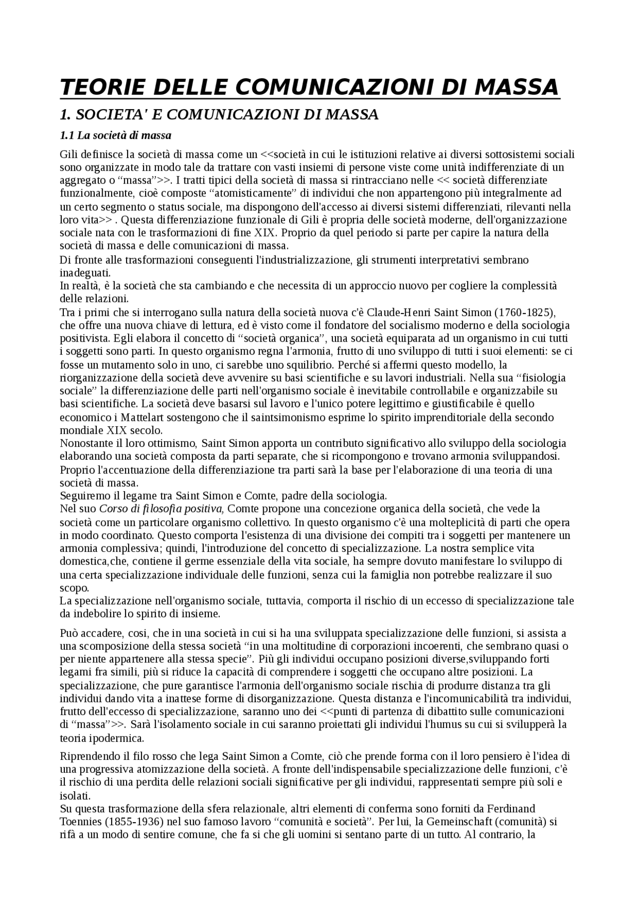 Esame Sociologia Della Comunicazione Rif Teorie Delle Comunicazione