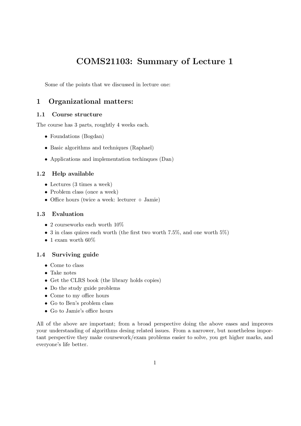 Graph Theory Lecture Slides Computer Science Docsity