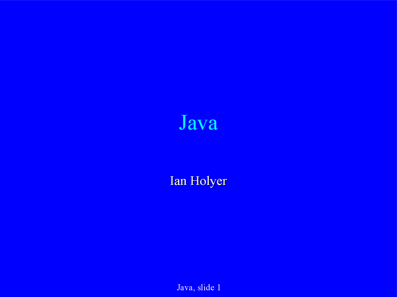 Java Programming Lecture Slides Computer Science Docsity 8323