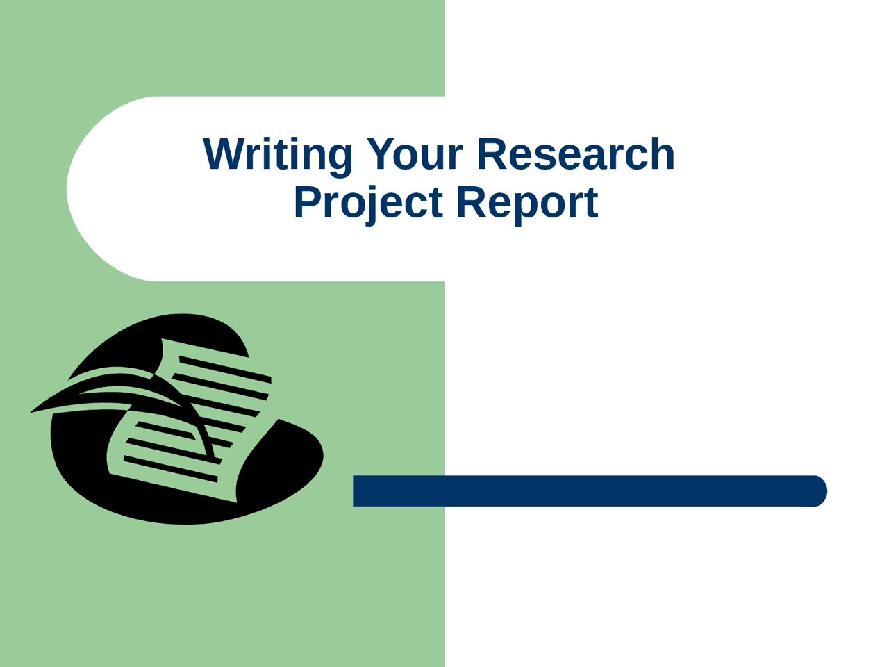 Writing Research Report Lecture Business Analyisis Docsity