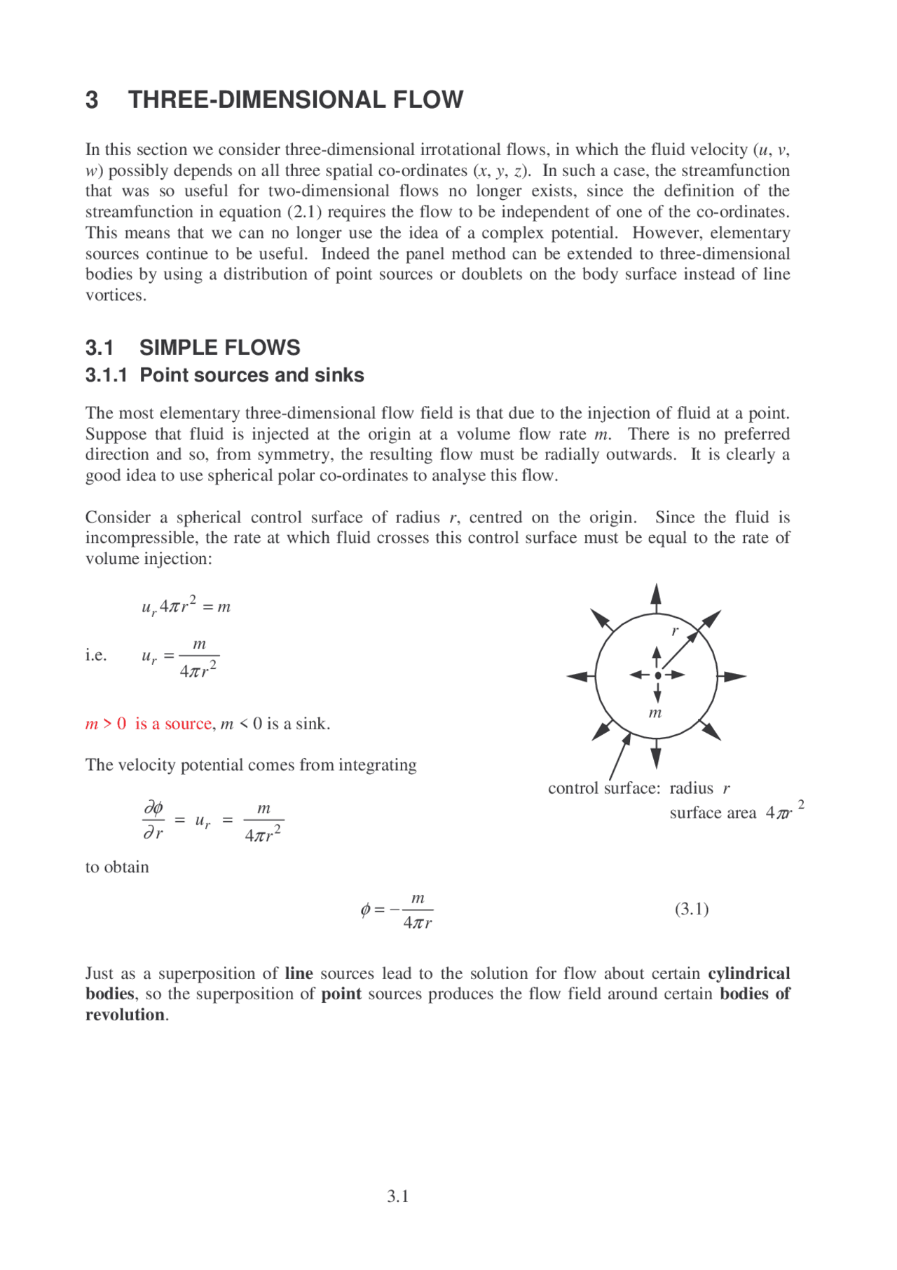 Three Dimensional Flow, Lecture Notes- Physics | Study notes Physics ...