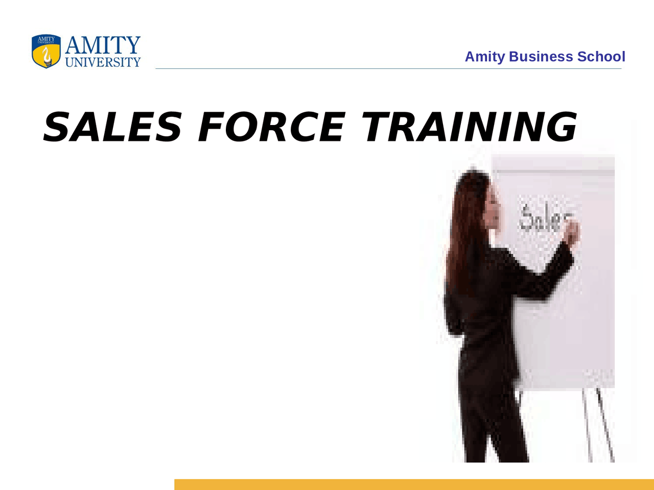 Sales Force Training Lectures Sales Management Docsity