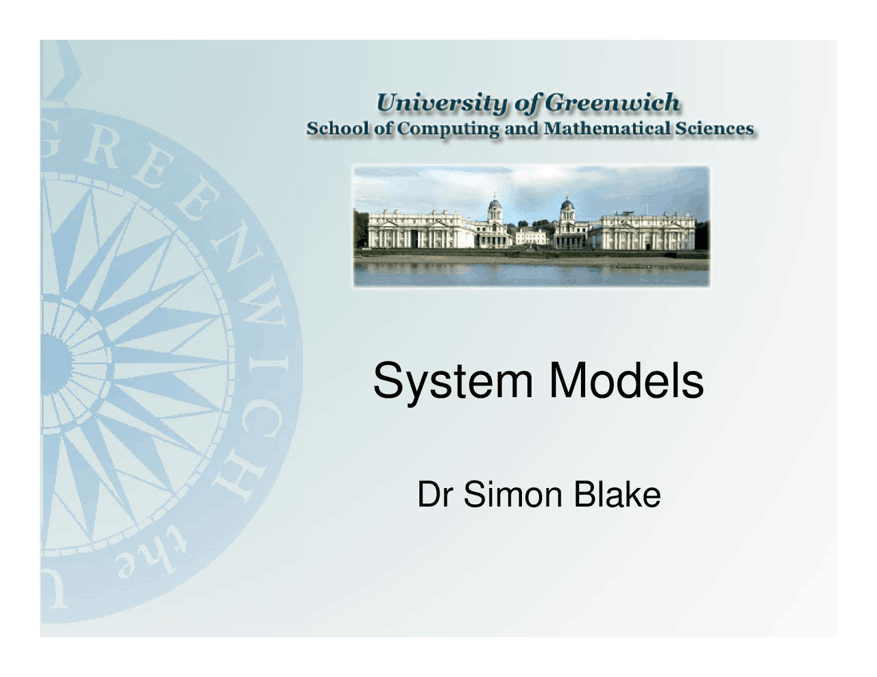 Distributed Information Systems Lecture 3 System Models Docsity