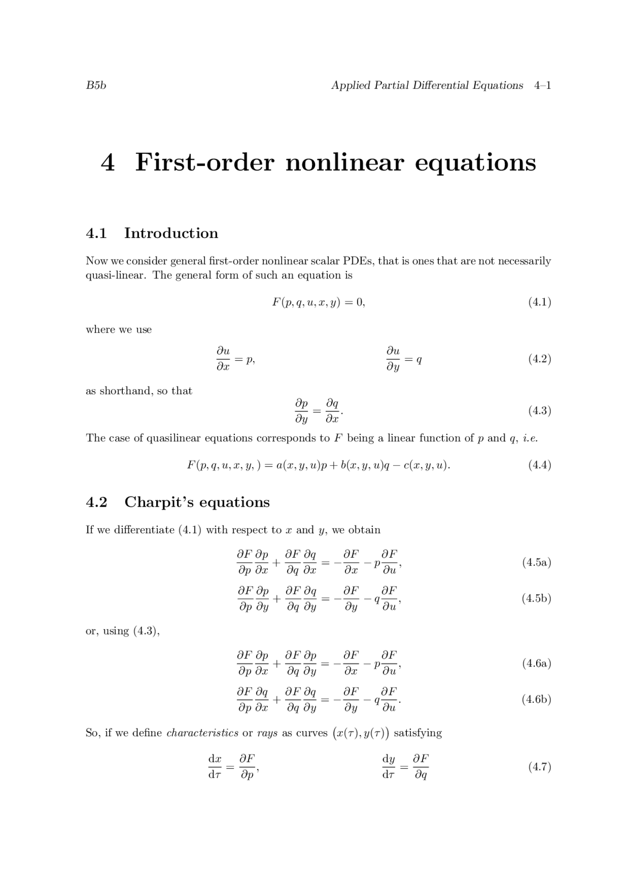 Differential Equations Lecture Notes Mathematics 5 Docsity