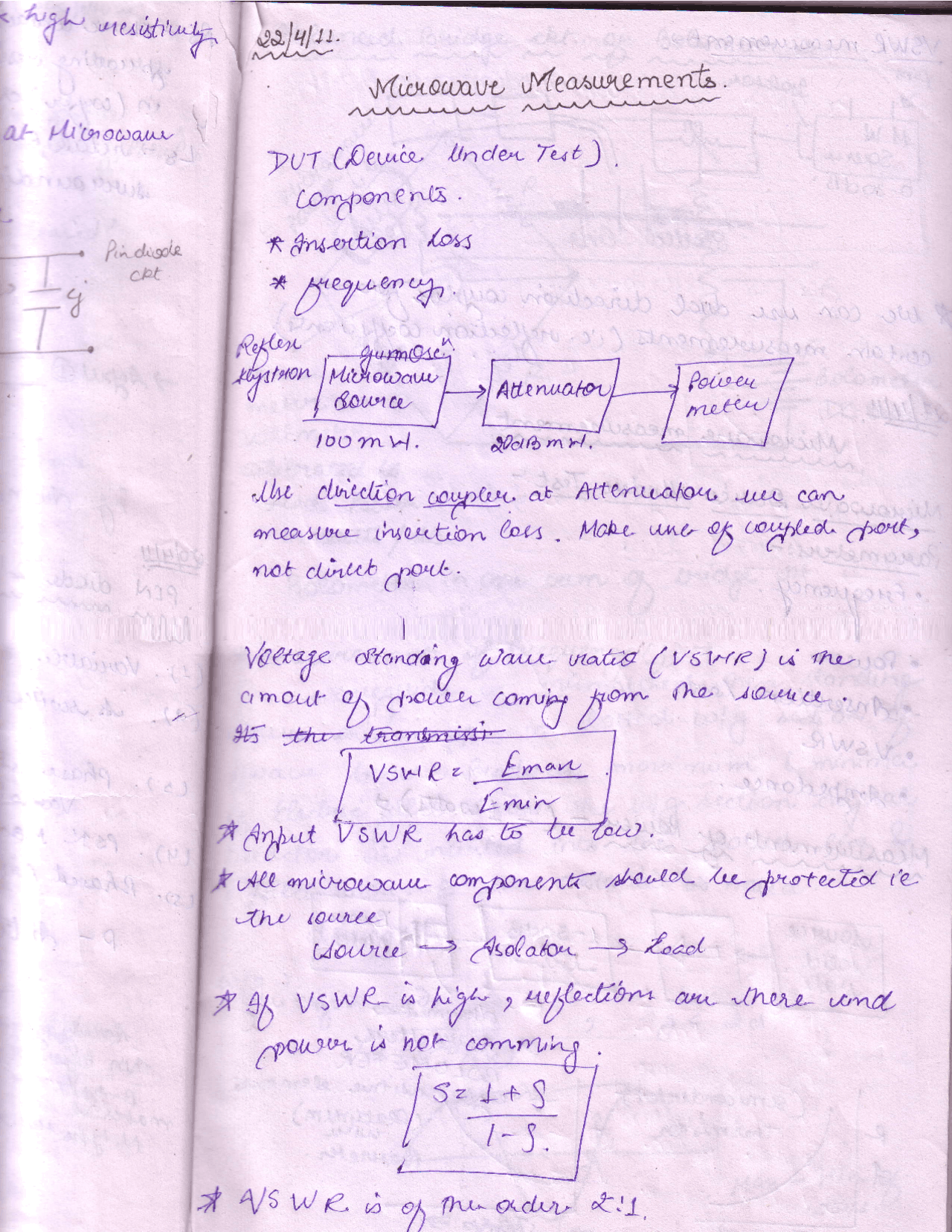 Microwave Engineering Introduction Notes Docsity