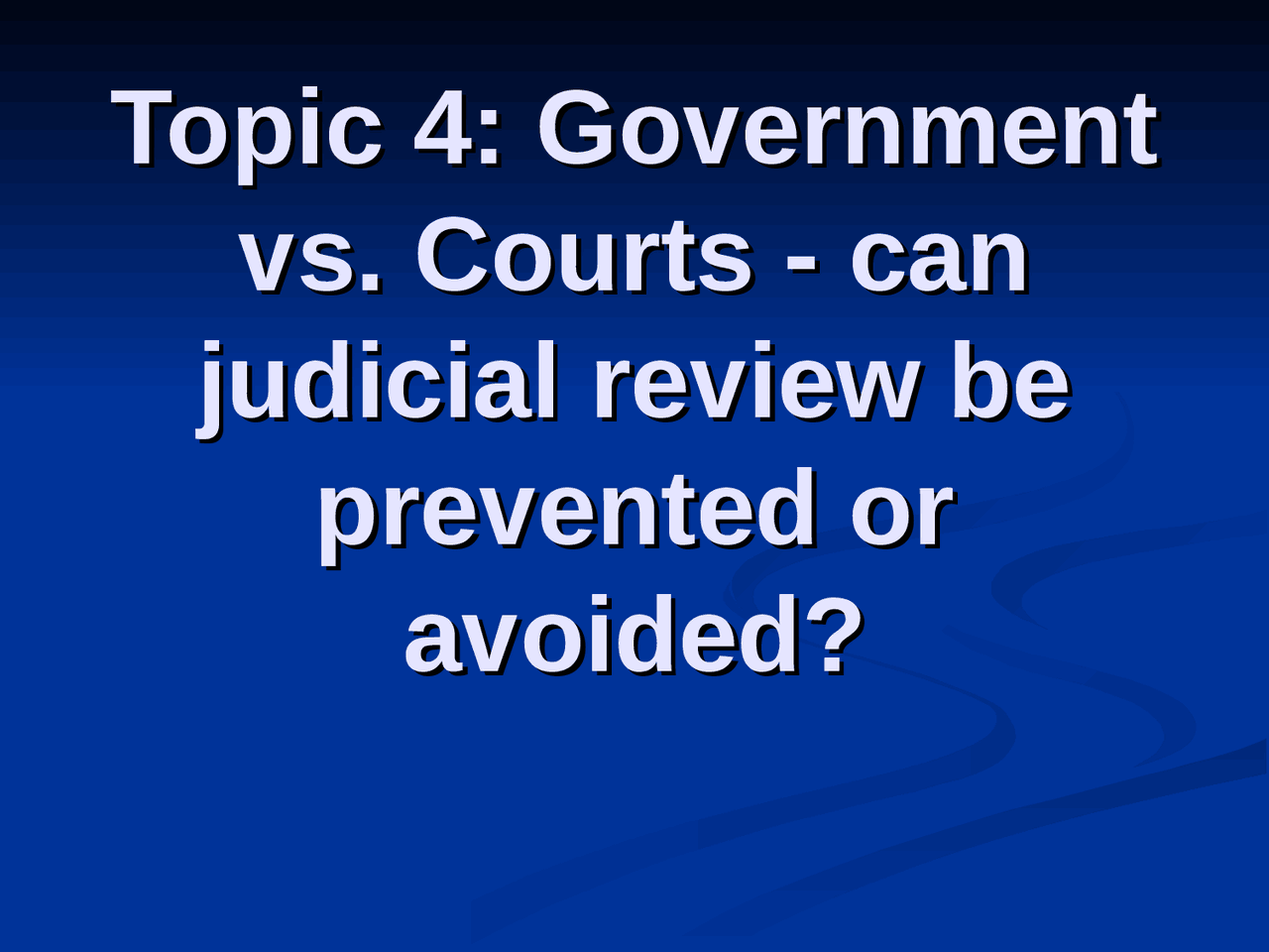 Limits of Government Power: Judicial Review & Court Jurisdiction ...