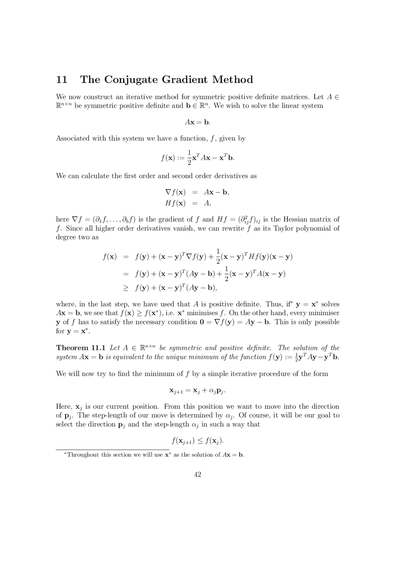 Numerical Linear Algebra Lecture Notes Mathematics 6 Docsity