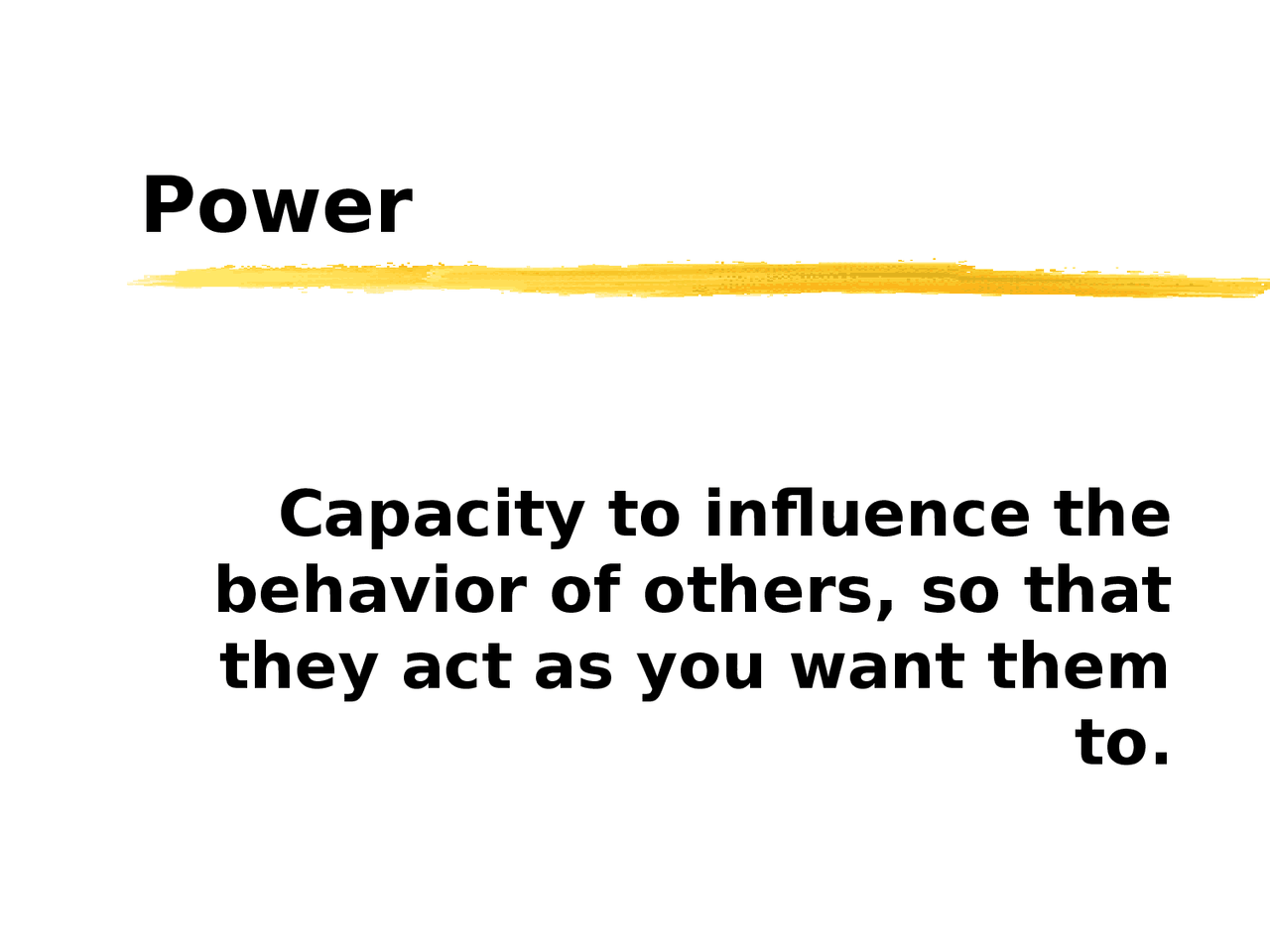 Unit 332 Organizational Behaviour Lecture Powerconflict Docsity