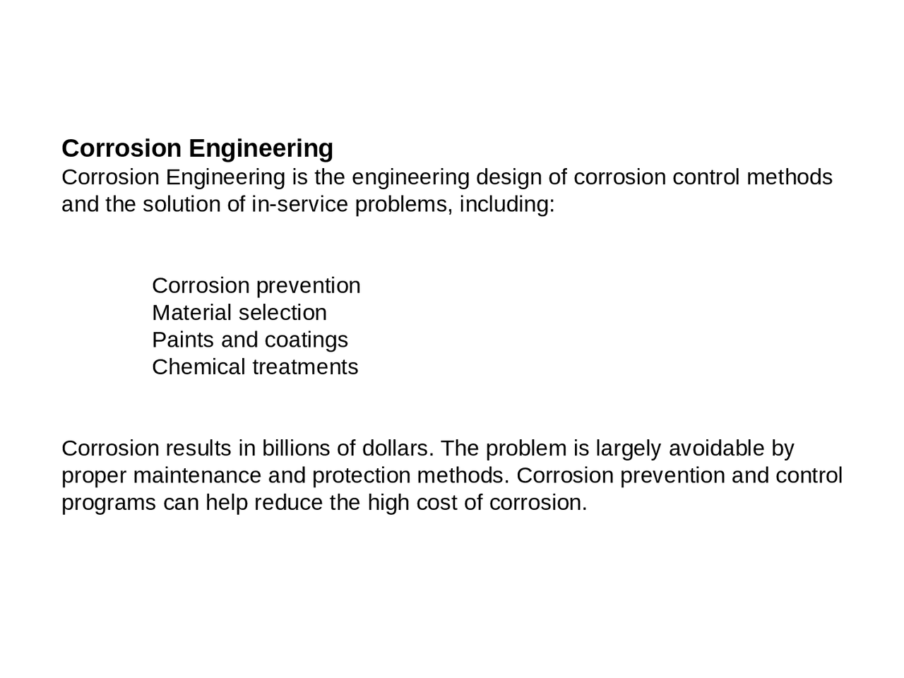Corrosion Lecture Corrosionengineering Lecture Notes Engineering