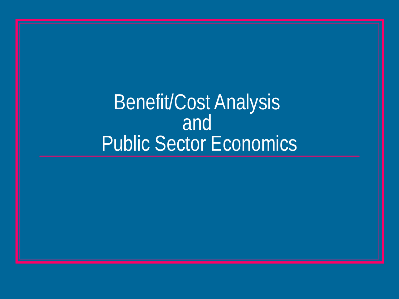 Engineering Economy Lecture Benefit And Costanalysis Docsity