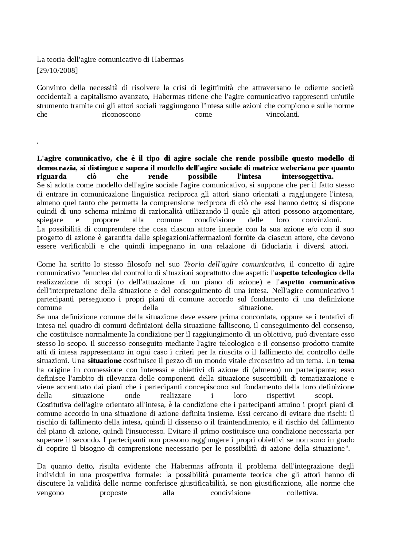 Habermas Docsity