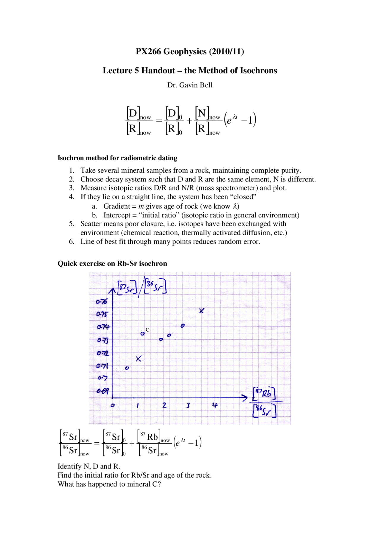 Geophysics Lecture Notes Physics 7 Docsity
