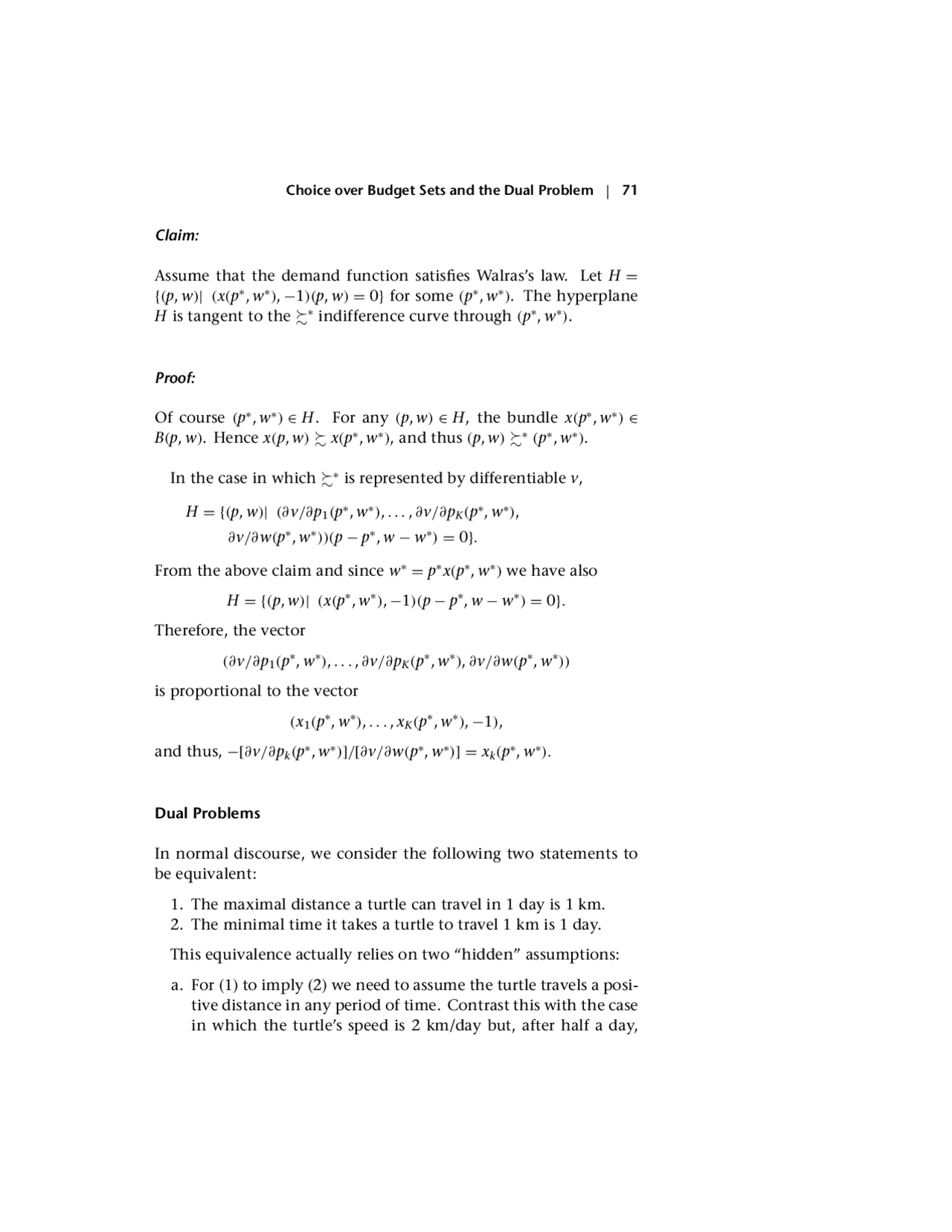 Microeconomic Theory Lecture Notes Economics 4 Docsity