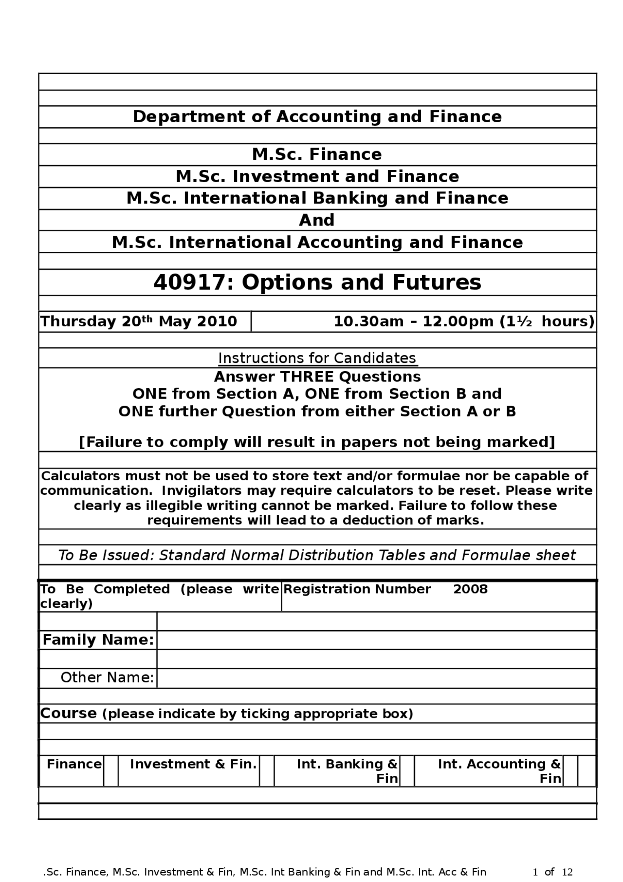 Finance Tutorial 5 49 Docsity