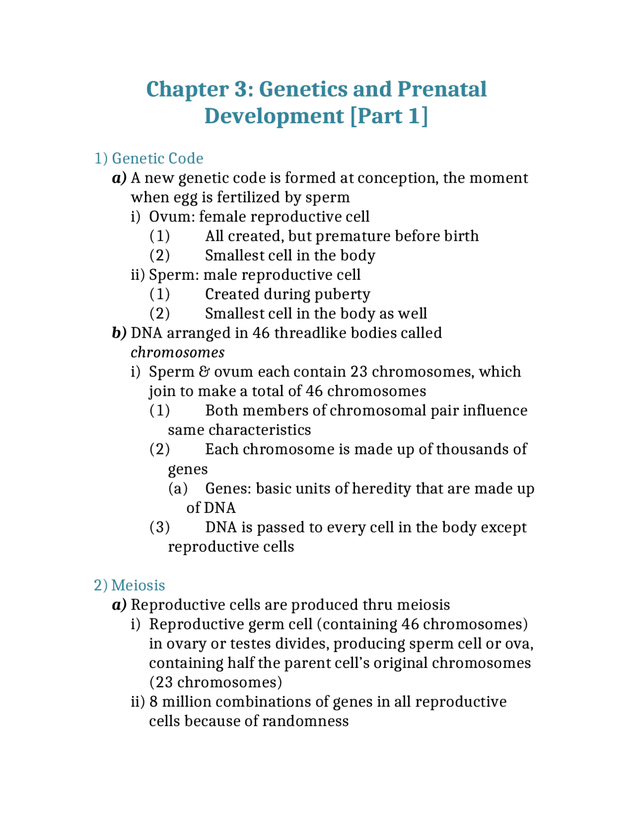 Genetics and Prenatal Development - Developmental Psychology | PSYC ...